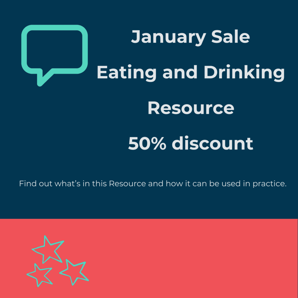 January Sale, Eating and Drinking Resource 50% discount - Improving ...
